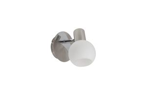 4004353164347 - Lampe Tiara Wandspot eisen weiß 1x D45 E14 40W geeignet für Tropfenlampen (nicht enthalten) Kopf schwenkbar - weiß - Brilliant