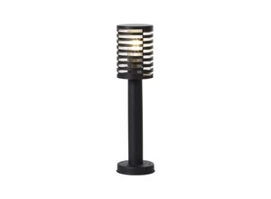 4004353386435 - BRILLIANT Lampe Venlo Außensockelleuchte 50cm schwarz matt Edelstahl Kunststoff 1x A60 E27 40WNormallampen (nicht enthalten) - schwarz