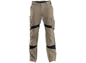 4053813360522 - Kübler Workwear - Kübler Arbeitshose Bundhose activiq high 2350 5365 2599 sandbraun schwarz Gr 98