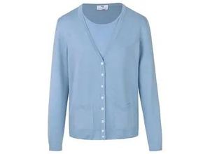 4061389303720 - Twinset aus 100% Schurwolle-Pure Tasmanian Wool blau 40