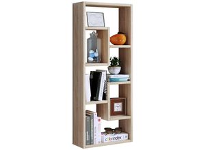 4051814417726 - Holzregal hängend platzsparendes Regal Maße H 92 x B 36 x T 15 cm Elegantes Regal hängend Aufbewahrungsregal Bücherregal Wandboard - Vilota