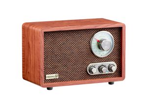 4260716010496 - Bluetooth Retro-Radio mit USB SD-Karten Slot AM FM Radio