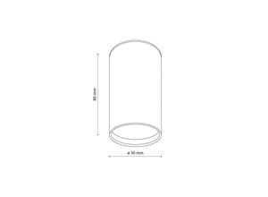 5901780557331 - Downlight Top einflammig braun