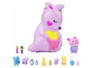 0194735108664 - HKV50 - Polly Pocket - Spielset in Känguru Tasche Mama & Joey