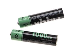 4068201906480 - 2x Akku kompatibel mit metz Mecablitz 15 MS-1 digital Blitzgerät Kamera-Blitz (1000 mAh 12 v NiMH) - Vhbw