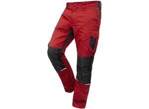 4046987085223 - QUALITEX HIGH QUALITY WORKWEAR Bundhose IND red dahlia phantom Herren 98