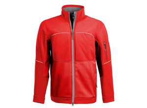 4059737018037 - QUALITEX HIGH QUALITY WORKWEAR Softshelljacke RESIST rot Herren M