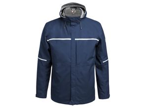 4059737018310 - QUALITEX HIGH QUALITY WORKWEAR Hardshelljacke RESIST marine Herren XL