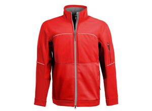 4059737018020 - QUALITEX HIGH QUALITY WORKWEAR Softshelljacke RESIST rot Herren S