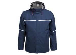 4059737018693 - QUALITEX HIGH QUALITY WORKWEAR Hardshelljacke RESIST marine Herren 3XL