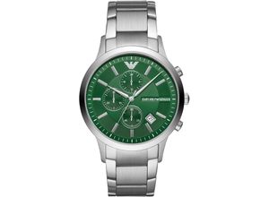 4064092163056 - Chronograph EMPORIO ARMANI AR11507 Armbanduhren silberfarben Herren Hochzeitsmode Quarzuhr Armbanduhr Herrenuhr Stoppfunktion Edelstahlarmband