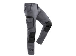 4046987103200 - QUALITEX HIGH QUALITY WORKWEAR Bundhose PRO+ grau schwarz Herren 110