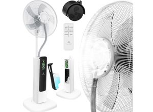 4260692713374 - KESSER® Stand-Ventilator Frosty mit Wasser Ultraschall-Sprühnebel Wasserkühlung  inkl Fernbedienung Timer-Funktion  Luftbefeuchter Leise  Nebelfunktion  Raumbefeuchter  Standventilator