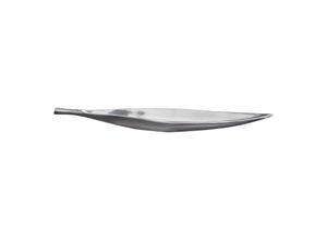 4250243532349 - riess-ambiente Schale SILVER LEAF - 60cm silber Aluminium handgearbeitet Deko