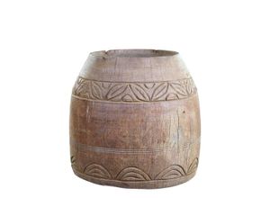 5712750347551 - Chic Antique Grimaud Deko Vase aus Holz H32 Ø325 cm natur