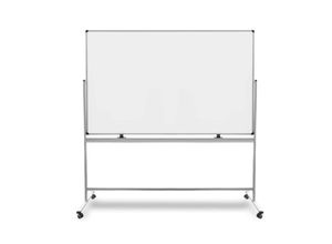 4059382029266 - Whiteboard Stanford PRO Emailliert Mobil & drehbar 120 x 220 cm - Weiß