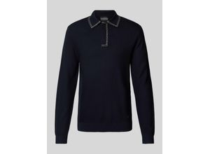 8058997589512 - Slim Fit Poloshirt mit Strukturmuster