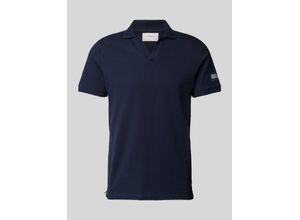 4099975698837 - Slim Fit Poloshirt mit Label-Detail