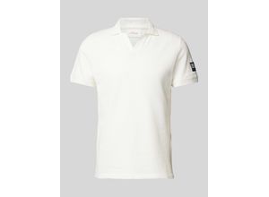 4099975698608 - Slim Fit Poloshirt mit Label-Detail