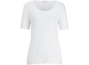 4061389333659 - Rundhals-Shirt langem 1 2-Arm weiss 36