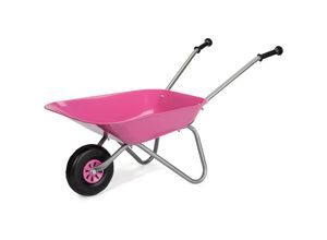 4006485274802 - Kinderschubkarre Metallschubkarre pink Gartenschubkarre Mädchen - Rolly Toys