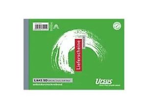 9002244705209 - Ursus Style Lieferscheinbuch LI643SD A6 quer 3x40 Blatt selbstdurchschreibend