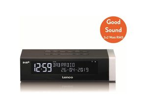 8711902036999 - Radiowecker CR-630BK Stereo DAB Digitalradio mit DAB+ und UKW Tuner (Senderspeicher dimmbar USB-Lader Kopfhörer-Anschluss) schwarz