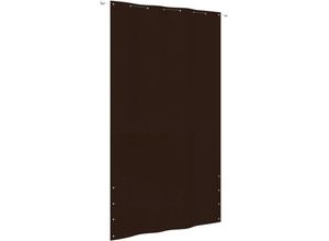 8720286161586 - Bonnevie - Balkon-SichtschutzBalkonverkleidung Braun 160x240 cm Oxford-Gewebe vidaXL