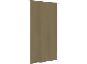 8720286161227 - Balkon-Sichtschutz，Balkonverkleidung Taupe 140x240 cm Oxford-Gewebe vidaXL