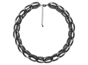 4039787010427 - Modeschmuck Kette schwarze Metall Gliederkette