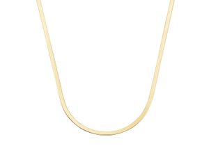 4007810171254 - Goldkette LUIGI MERANO Heringbone-Kette Gold 375 Halsketten Gr 45 cm Gelbgold 375 goldfarben (gold) Damen Goldketten