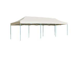 8718475706625 - Bonnevie - Faltzelt Pop-Up Partyzelt Faltpavillon 3 x 9 m Creme vidaXL