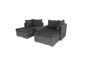 4021472519551 - bellavista - Home&Garden® Gartenlounge-Set Aluminium Gartenlounge Samoa hellgra