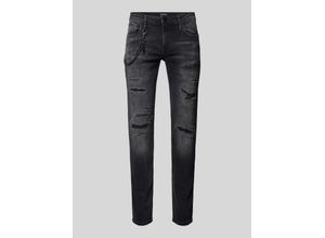 8052136637973 - Tapered Fit Jeans im Destroyed-Look