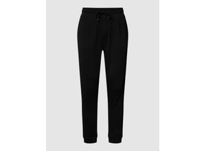 4021405109002 - HUGO BOSS Sestart Tapered Fit Cropped Jogginghose mit Logo und Eingrifftaschen