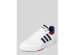 4064053690232 - adidas Hoops 30 Sneaker Retro-Style Lederoptik dämpfend für Herren weiß 42 2 3