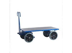 4250448503847 - Handpritschenwagen ohne Bordwände 1200 x 800 x 410 mm LxBxH Vollgummi - Rollcart