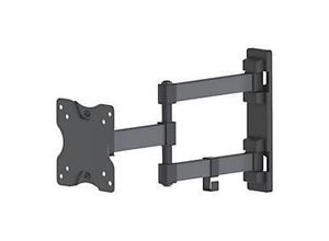 0766623461382 - TV & Monitor Mount Wall Full Motion 1 screen Screen Sizes 13-27 Black VESA 75x75 to 100x100mm 20kg Tilt & Swivel with 3 Pivots Lifetime Warranty - Klammer - für LCD TV - Schwarz