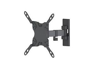 0766623461399 - TV & Monitor Mount Wall Tilt and Swivel 1 screen Screen Sizes 13-42 Black VESA 75x75 to 200x200mm Max 20kg Swivel with 2 pivots Lifetime Warranty - Klammer - für LCD-Display - Schwarz