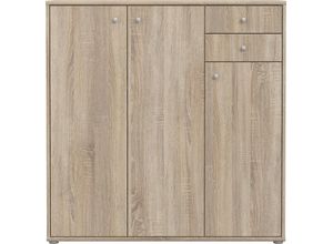 5904767899226 - Kommode Tempra braun (sonoma eiche) B1088cm H1111cm T348cm Dekorfolie FSC-zertifizierter Holzwerkstoff Sideboards Breite 1088 cm