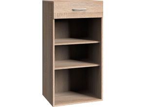 4038061009058 - Regal WIMEX Multiraumkonzept braun (eiche sägerau nachbildung) Regale B H T 50cm x 98cm x 40cm Holzwerkstoff Spanplatte Büroregal Breite 50 cm B50cm H98cm T40cm