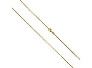 4006046281263 - Collierkettchen VIVANCE 333 Gold Schlangenkette Halsketten Gr 42cm Gold Länge 42 cm Breite 12 mm gelb Damen Colliers