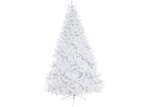 4003529921289 - Künstlicher Weihnachtsbaum CREATIV DECO Weihnachtsdeko künstlicher Christbaum Tannenbaum Weihnachtsbäume Gr Höhe 180 cm weiß Weihnachtsbaum Weihnachtsdekoration Kunstweihnachtsbäume Künstliche Weihnachtsbäume