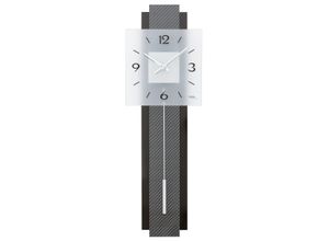 4037445150058 - Pendelwanduhr AMS 7313 Wanduhren Gr B H L 7 cm x 68 cm x 22 cm schwarz Pendeluhren