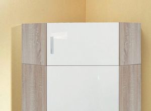 4038061018814 - Schrankaufsatz WIMEX Malta weiß (struktureichefarben hell hochglanz weiß) B57cm H40cm T80cm Spanplatte Möbelaufsätze Kleiderschrank-Zubehör Schrankaufsatz