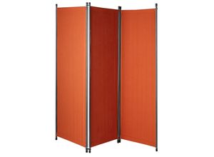 4021093007956 - Paravent ANGERER FREIZEITMÖBEL Swingtex Stellwände Gr B H 165 cm x 165 cm orange (terracotta) Paravents Stellwände (BH) ca 165x165 cm