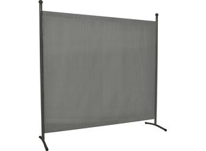 4021093022027 - Stellwand ANGERER FREIZEITMÖBEL grau Stellwände B H 178cm x 178cm Obermaterial 70% Polyethylen 30% PVC (BH) ca 178x178 cm B178cm H178cm