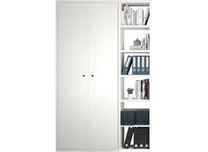 4044341235925 - Aktenregal FIF MÖBEL TORO Regale Gr B H T 140 cm x 2213 cm x 332 cm 18 St weiß (hochglanz weiß) Bücherregal Standregal Standregale