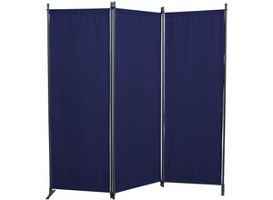 4021093044067 - Paravent ANGERER FREIZEITMÖBEL Stellwände Gr B H 170 cm x 165 cm blau Paravents Stellwände (BH) ca 170x165 cm