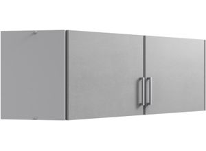 4038061021487 - Schrankaufsatz WIMEX Click grau (beton nachbildung lichtgrau) B95cm H42cm T95cm Kunststoff Möbelaufsätze Kleiderschrank-Zubehör Schrankaufsatz